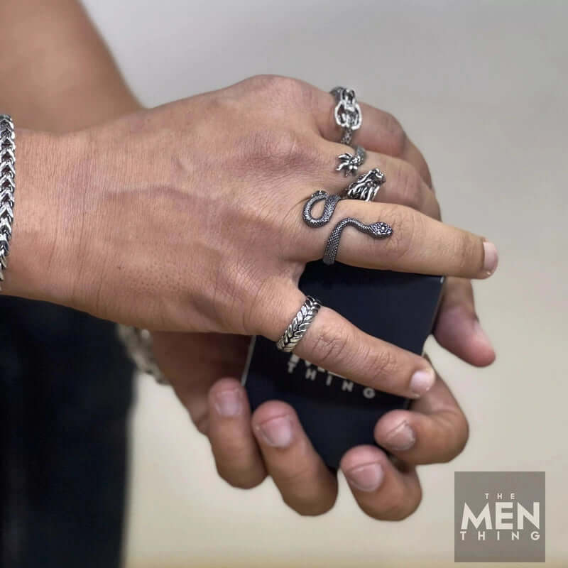 Buy Now Premium Rings - LARIAT - Alloy Adjustable Vintage Ring ...