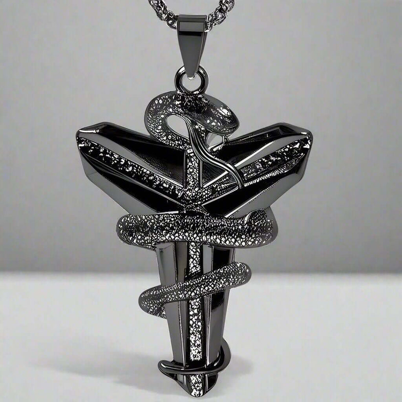 Buy Now Premium SS Pendant/ Necklace - BLACK MAMBA - Alloy Pendant with ...